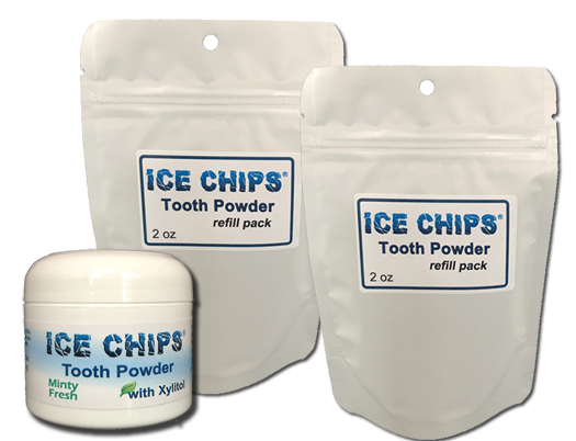 Ice Chips Candy - ICE CHIPS Whitening Tooth Powder