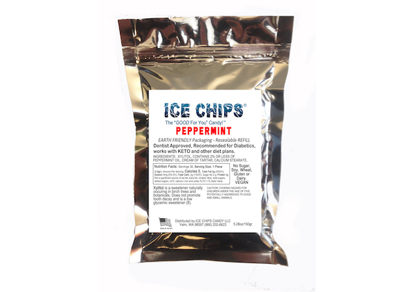 Ice Chips Candy - ICE CHIPS® Peppermint Xylitol Mints